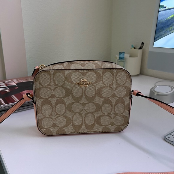 Coach | Bags | Coach Mini Camera Bag In Signature Canvas Coach 9677 ...